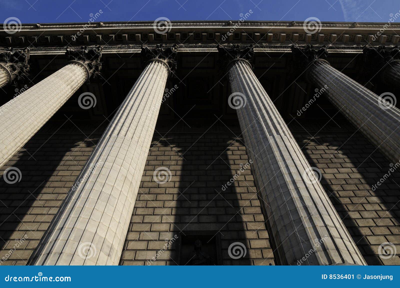 Great building with pillar stock image. Image of style - 8536401