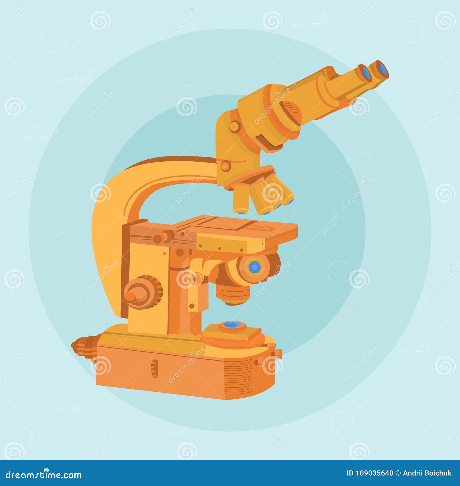 Beautiful Cartoon Shaped Microscope Stock Illustrations – 2 Beautiful ...