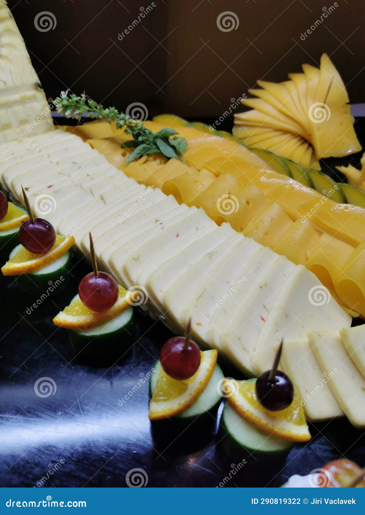 Cheese Collection, Piece Of French Blue Cheese Auvergne Or Fourme D ...