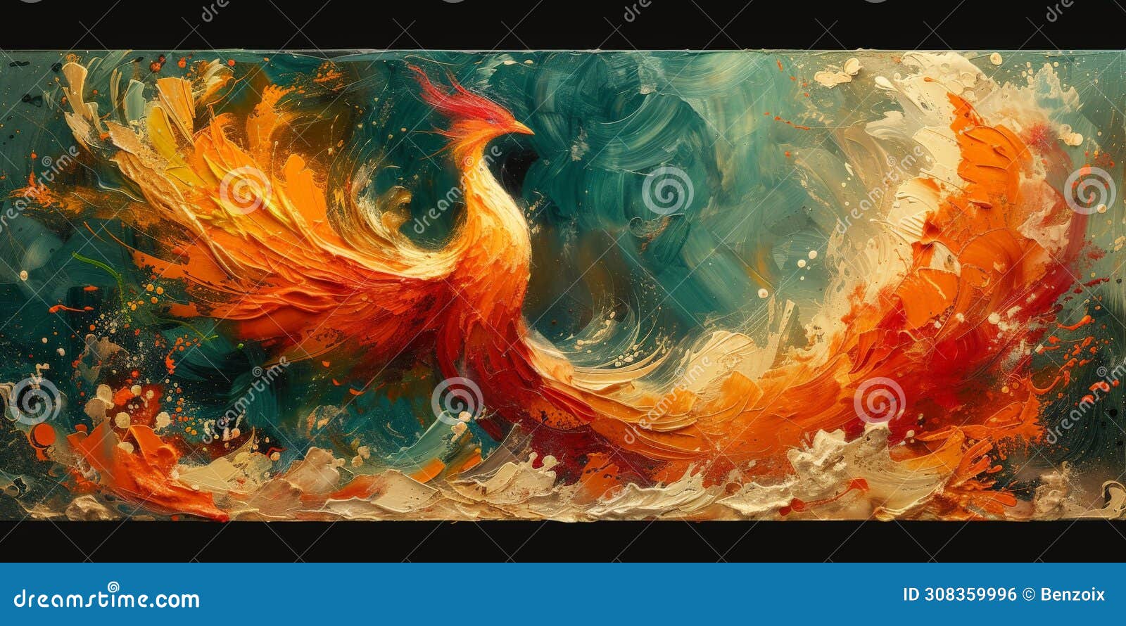 Great Chinese Paint Wall of Phoenix Art Paint. Chinese Wall Paper ...