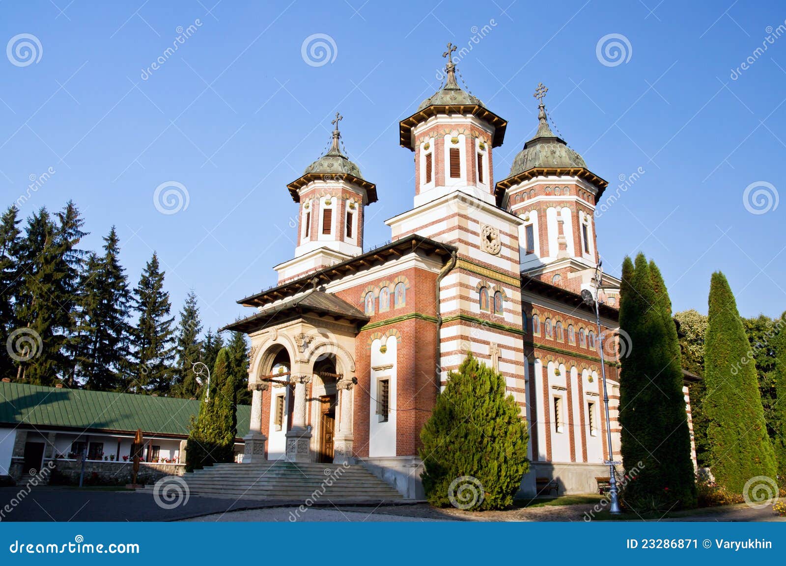 The Great Church at the Sinaia Monastery Stock Image - Image of concept ...