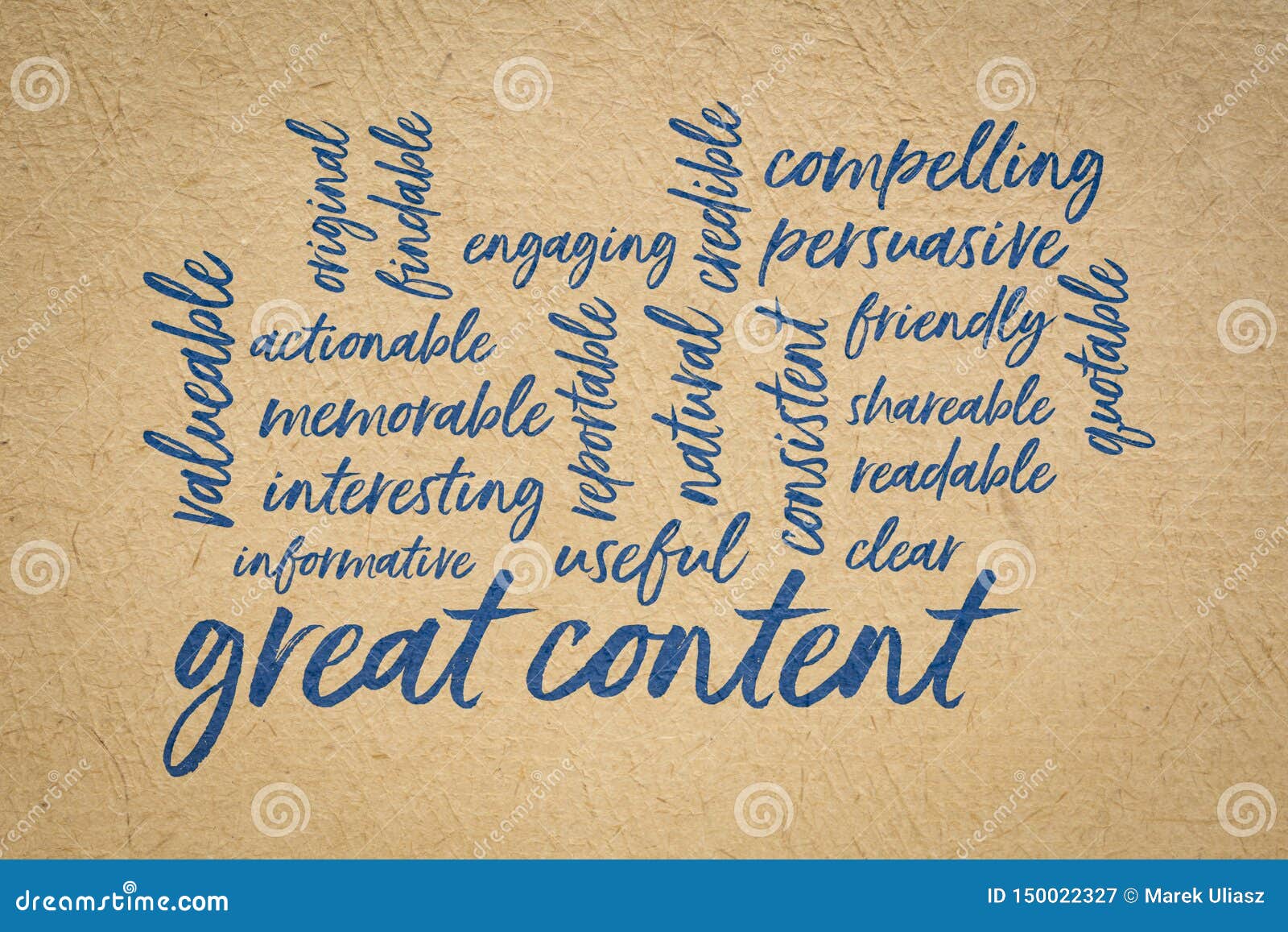 Great content word cloud stock image. Image of handwrting - 150022327