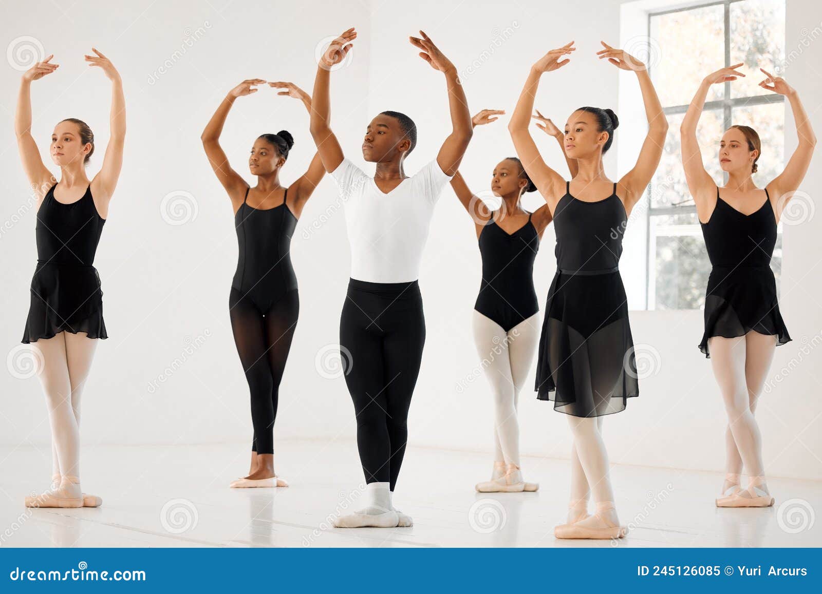 Great Dancers are Great because of Their Passion. Shot of a Group of ...