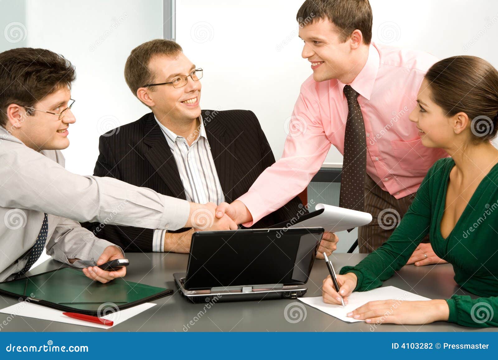 A great deal stock photo. Image of friendship, handshake - 4103282