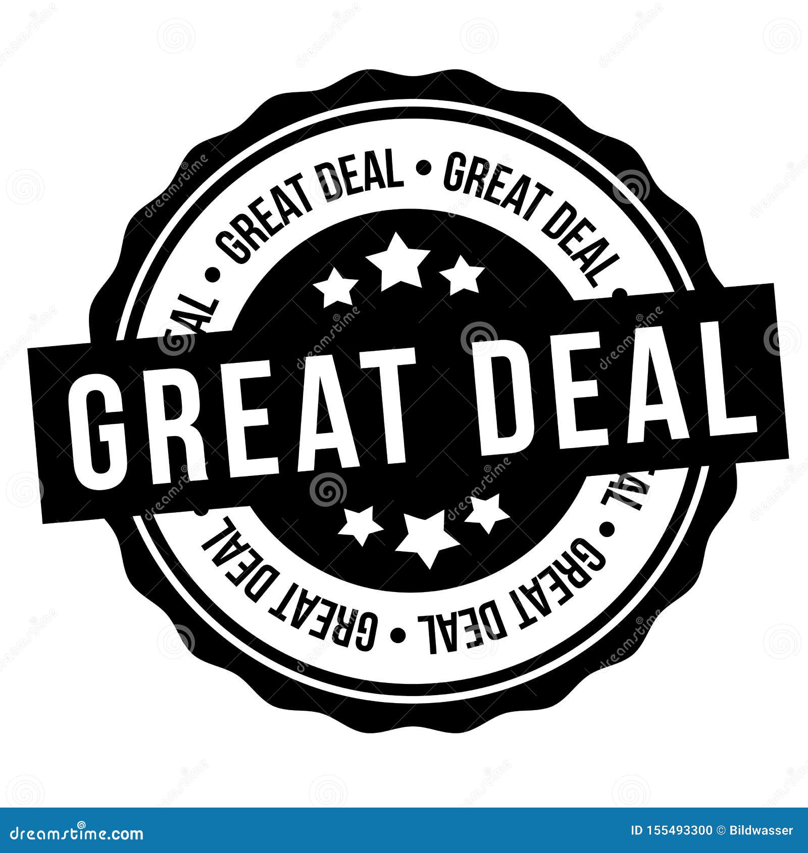 Great Deal Stamp. Vector Badge Stock Vector - Illustration of icon ...