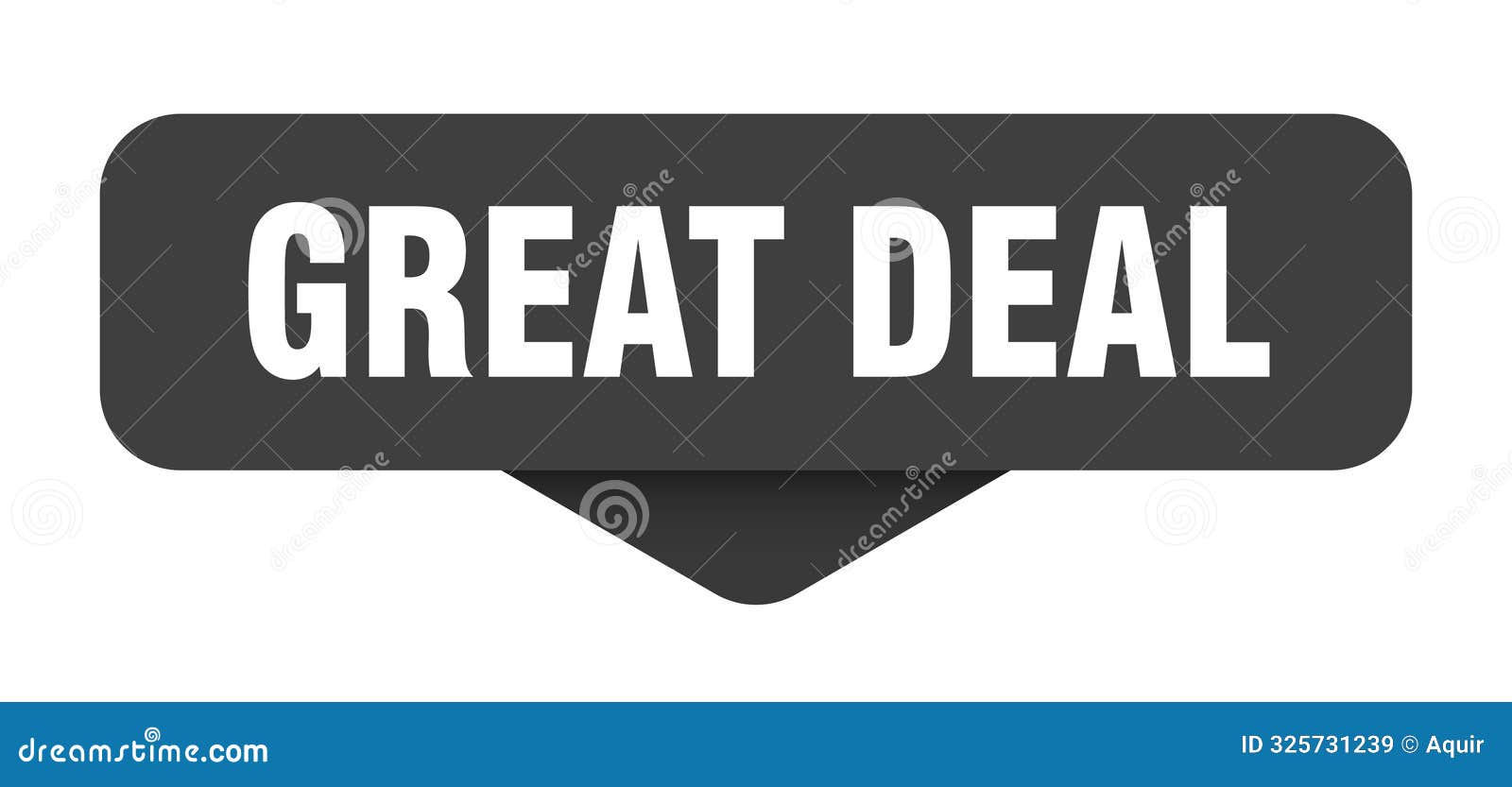 Great Deal Sticker. Great Deal Sign on Transparent Background Stock ...