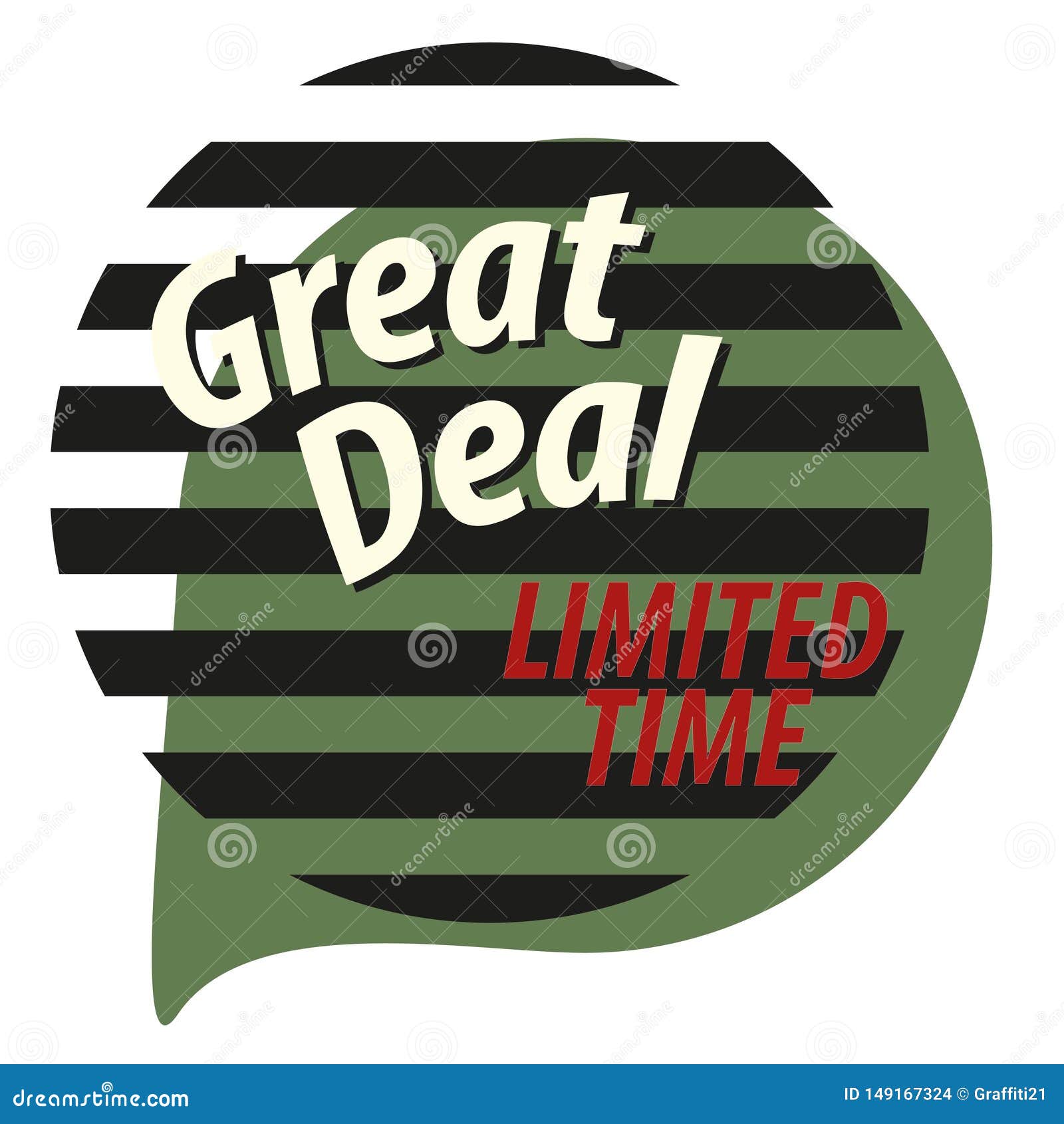 Great Deals Sign Illustration Design Vector EPS 10. Stock Vector ...