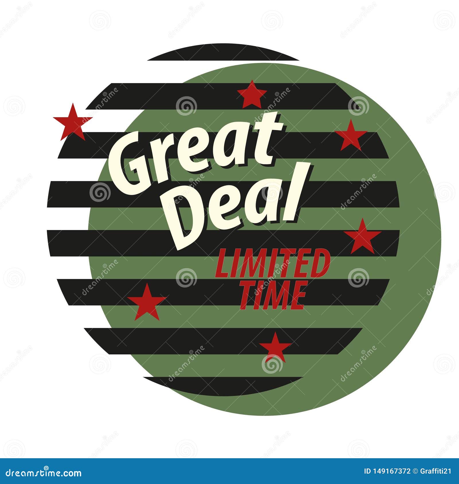 Great Deals Sign Illustration Design Vector EPS 10. Stock Vector ...