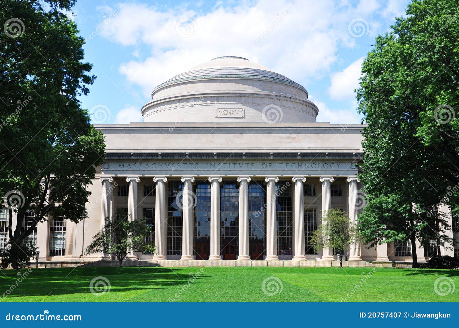 Great Dome of MIT, Boston, Massachusetts Stock Image - Image of ...