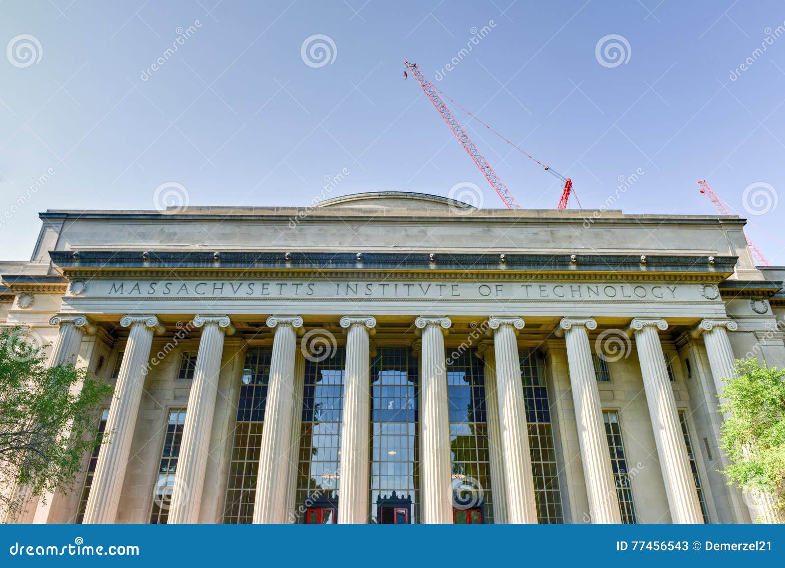 Great Dome of MIT stock image. Image of outdoors, university - 77456543