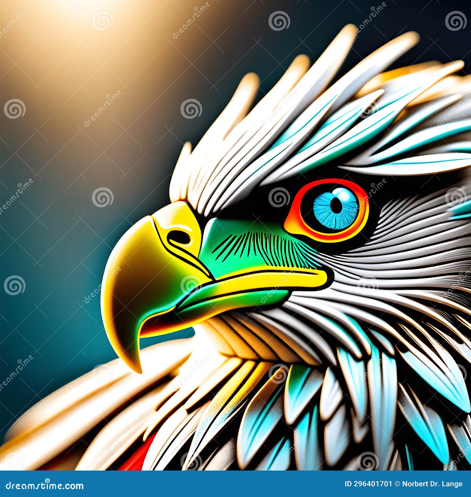Great Eagle In Polygon Low Poly Collection. Eagle American Logo In ...