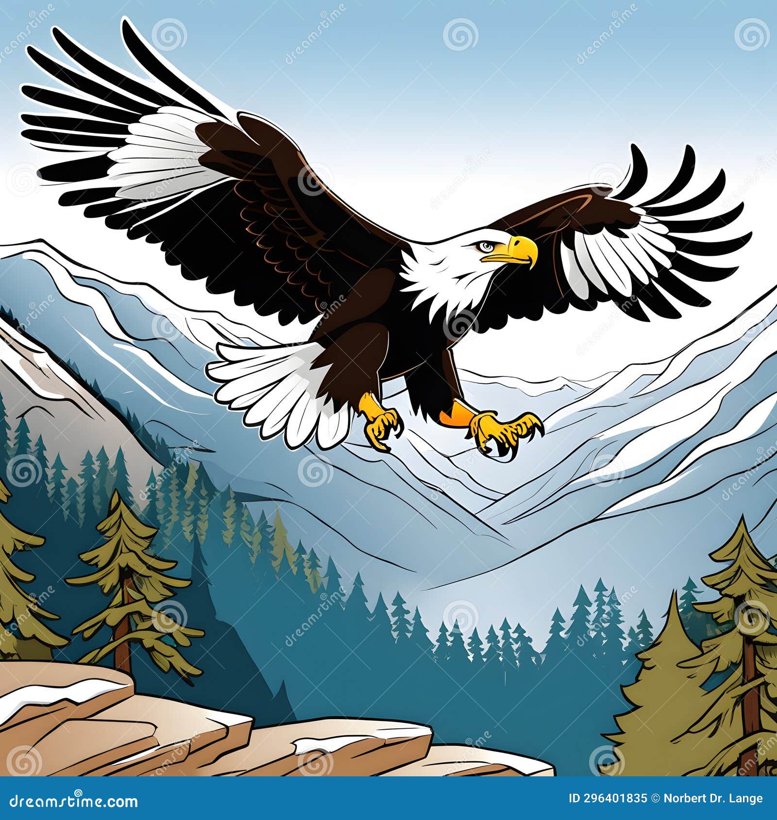 Great Eagle In Polygon Low Poly Collection. Eagle American Logo In Abstract. American National ...