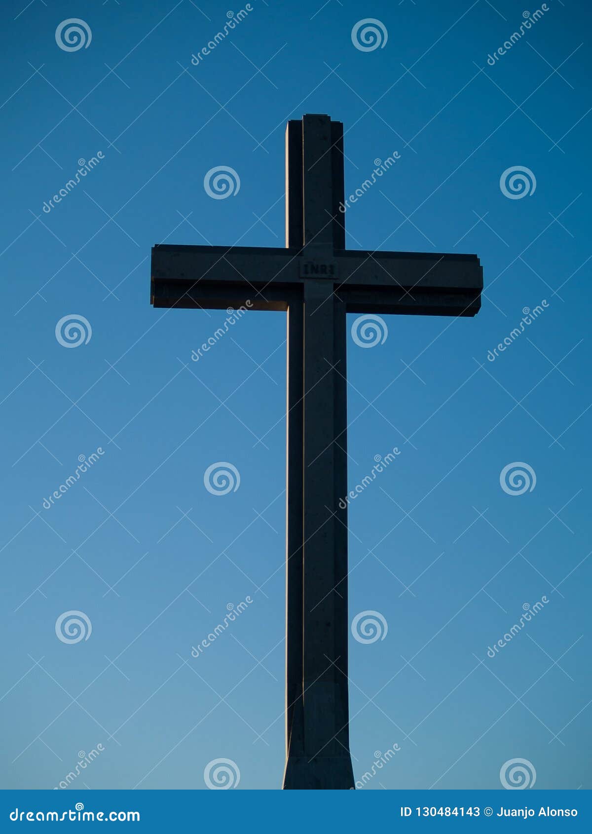 Great Evangelic Religious Cross Stock Image - Image of cross, mountain ...
