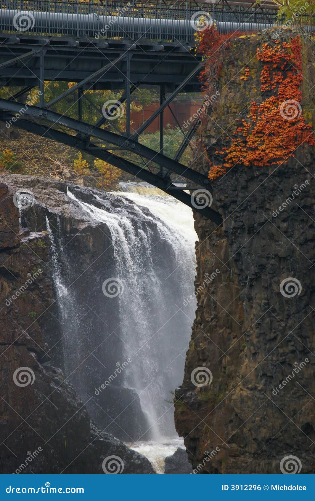 Great falls stock photo. Image of falls, paterson, rocks - 3912296