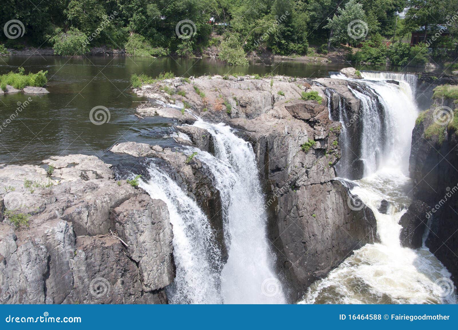 The Great Falls of Paterson New Jersey Stock Photo - Image of arroyo ...