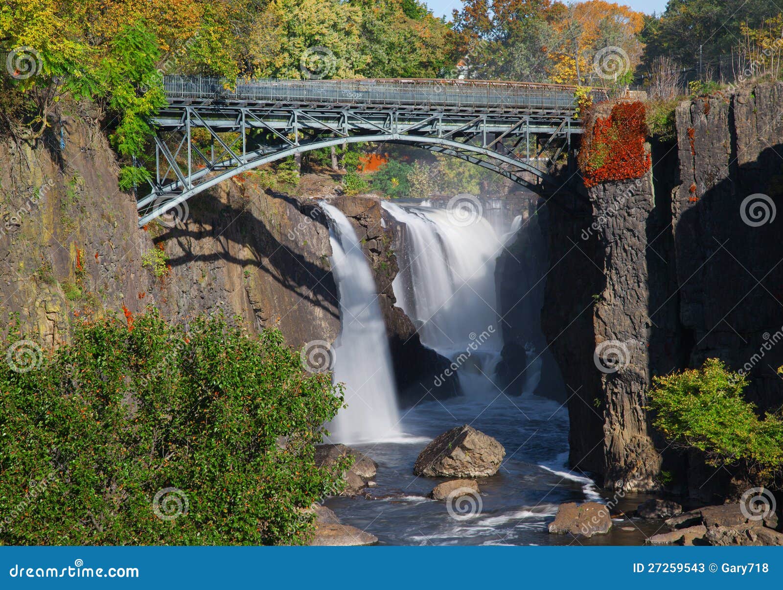 The Great Falls in Paterson, NJ Stock Image - Image of great, paterson ...