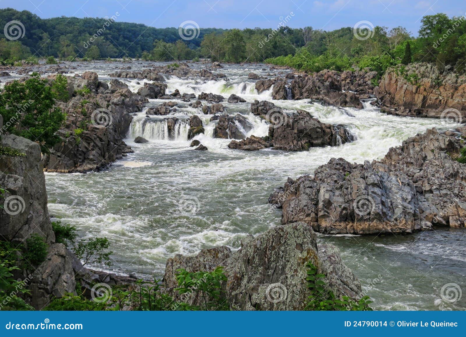 Great Falls of the Potomac River Rapids Near DC Stock Photo - Image of ...