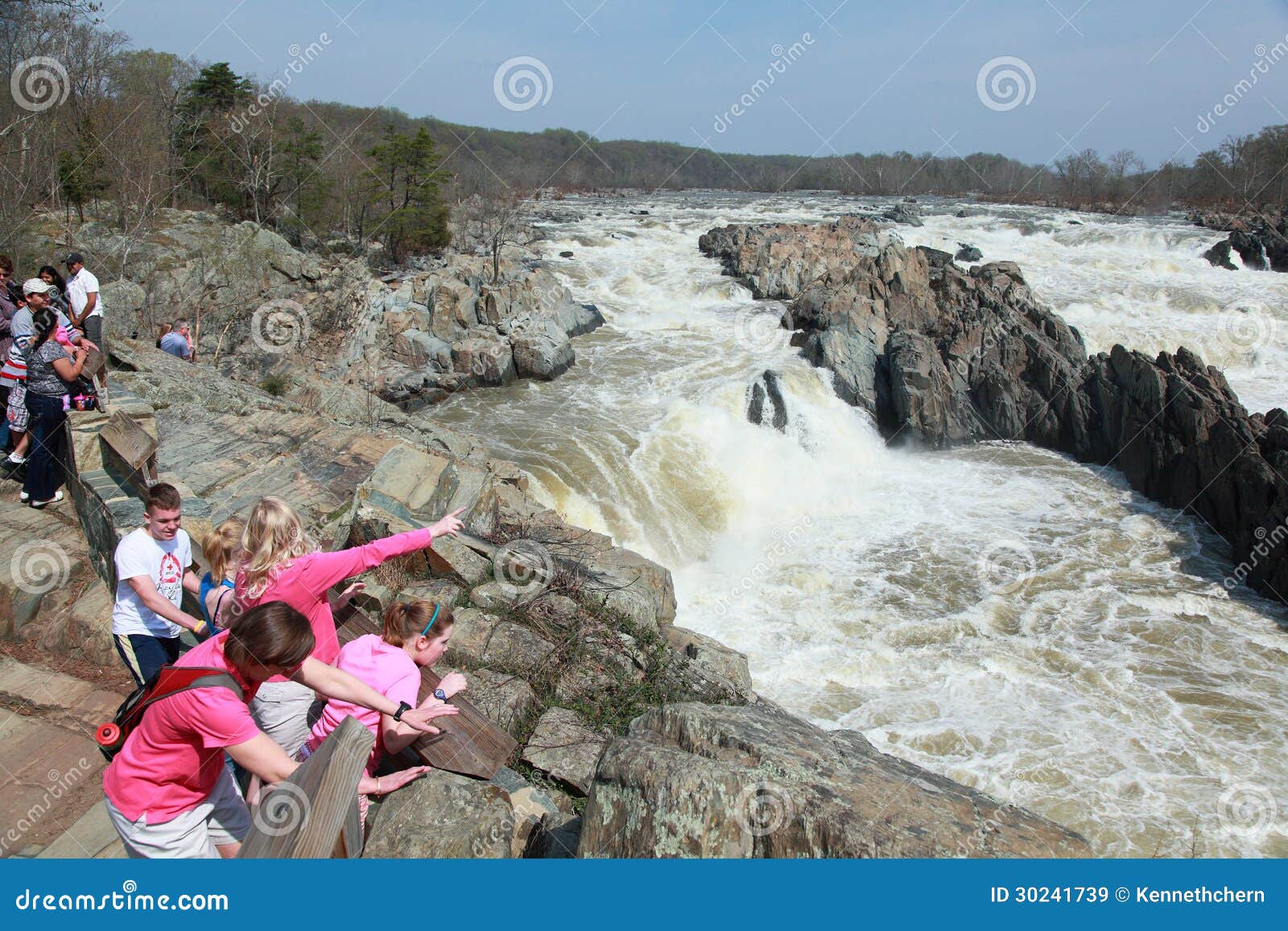 Great Falls Washington DC 1 Editorial Stock Image - Image of falls ...