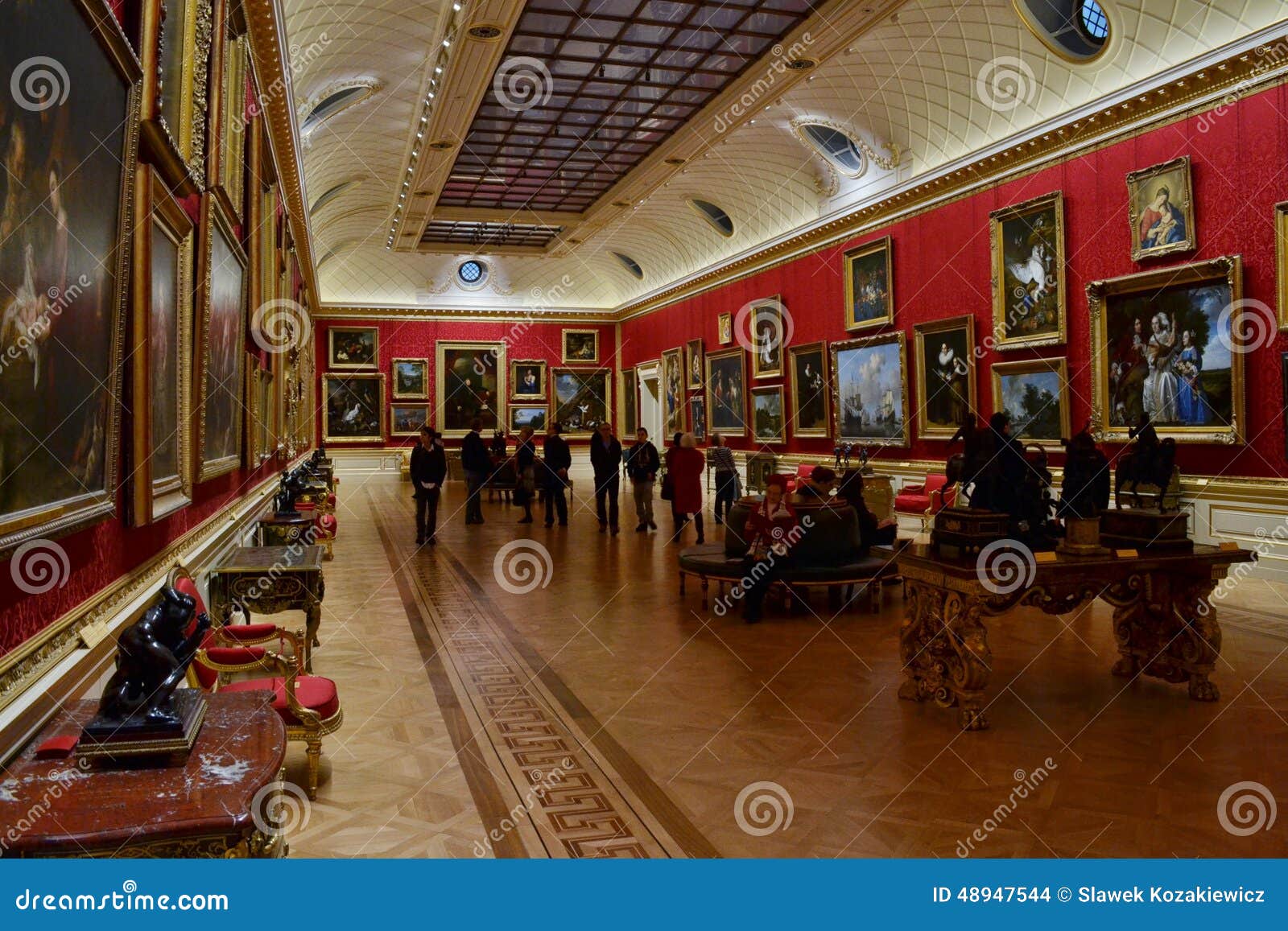 The Great Gallery Wallace Collection Editorial Stock Image - Image of ...