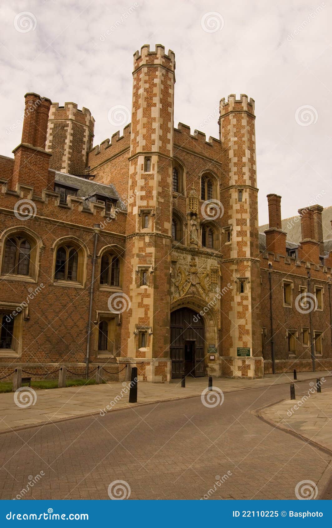 Great Gate, St John S College, Cambridge Stock Image - Image of ...