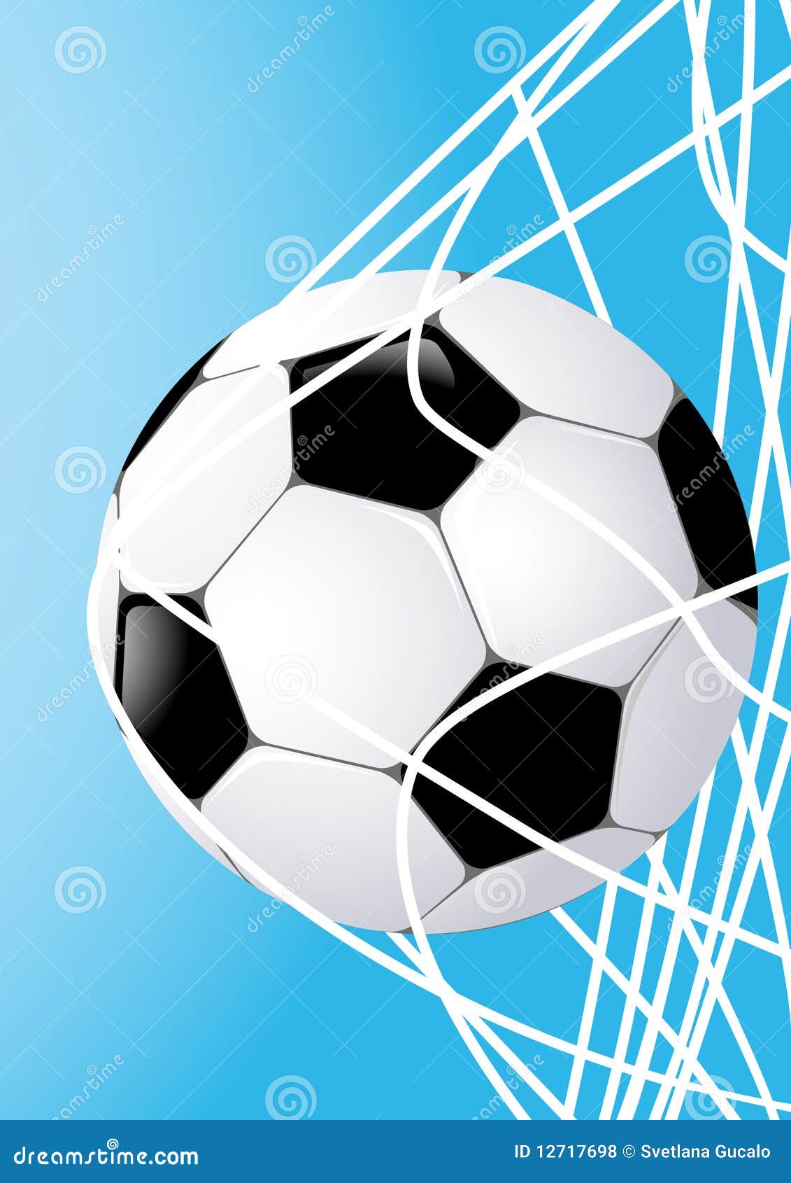 Great goal stock vector. Illustration of european, fullback - 12717698