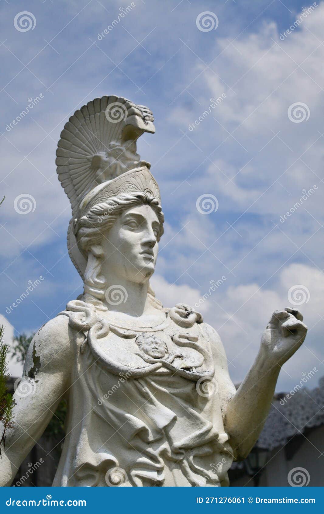 Great Goddess Statue of Athena Stock Image - Image of athena, statue ...