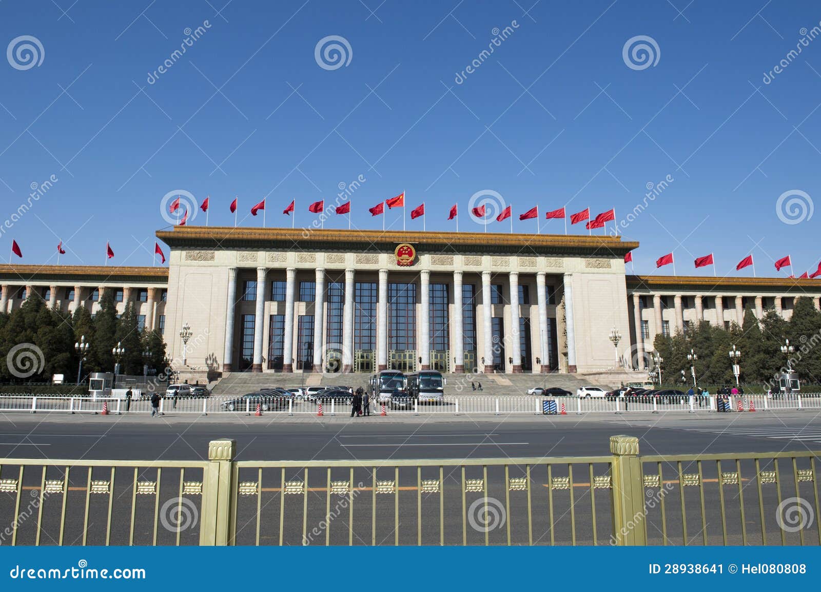 Great Hall of the People, Beijing Editorial Photo - Image of political ...