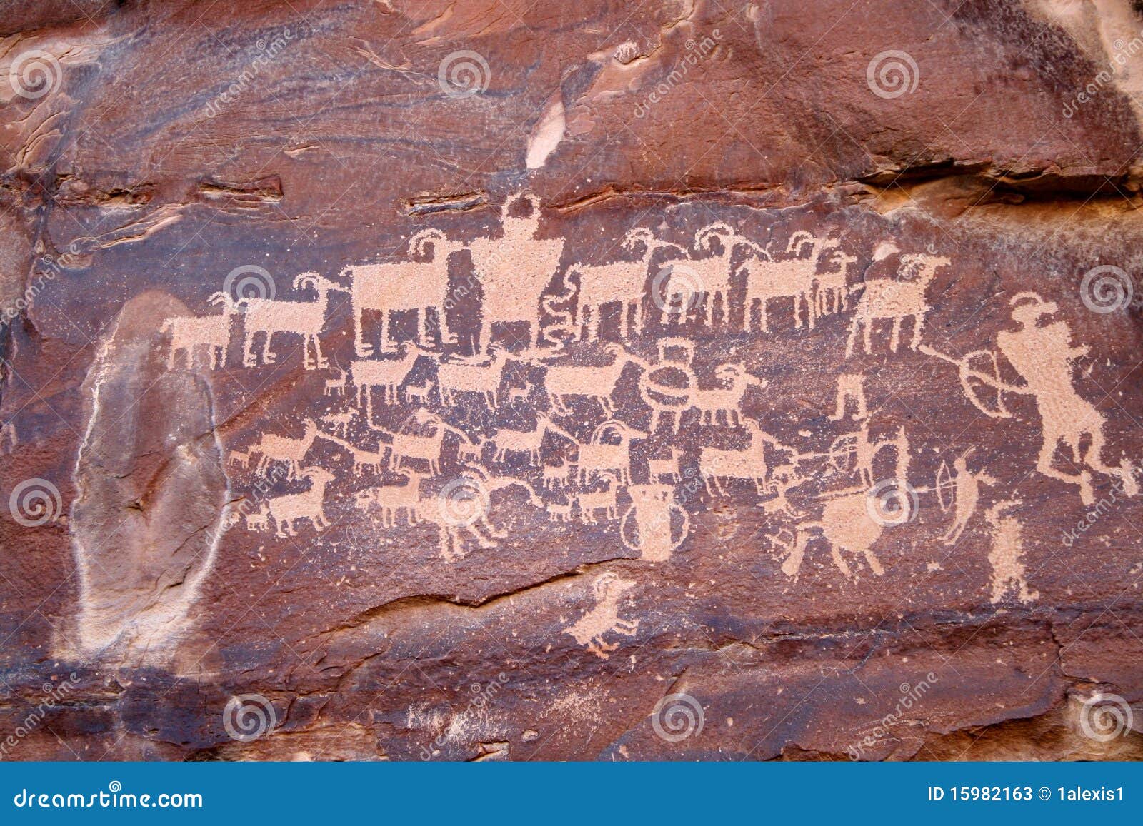 The Great Hunt Panel stock image. Image of utah, panel - 15982163