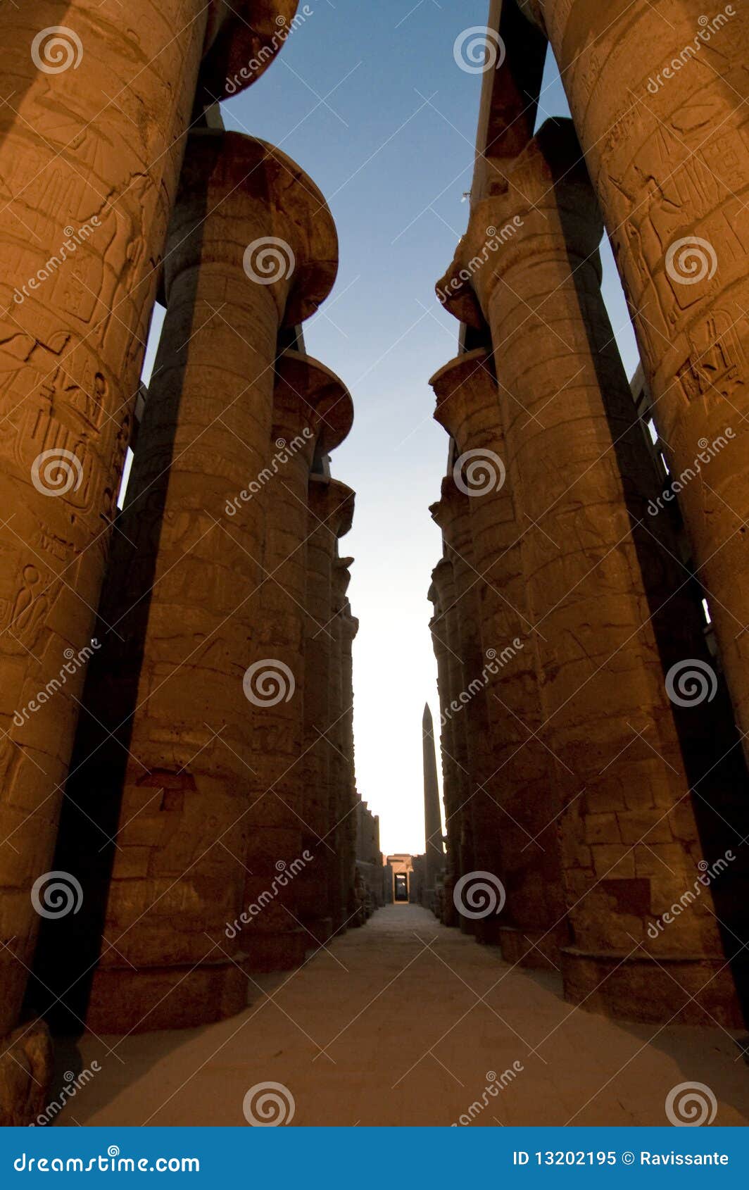 Great Hypostyle Hall at Karnak, Egypt Stock Image - Image of ...
