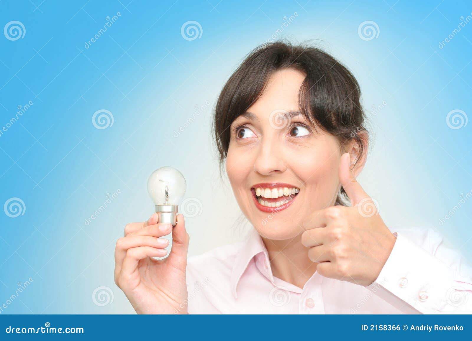 Great idea! stock photo. Image of office, close, blue - 2158366