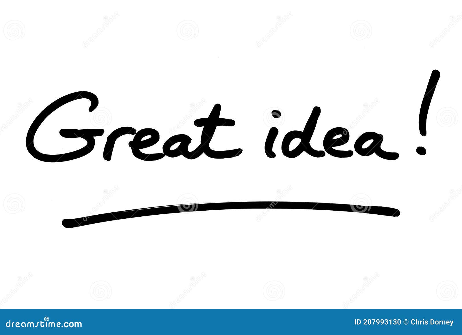 Great idea stock illustration. Illustration of judgment - 207993130