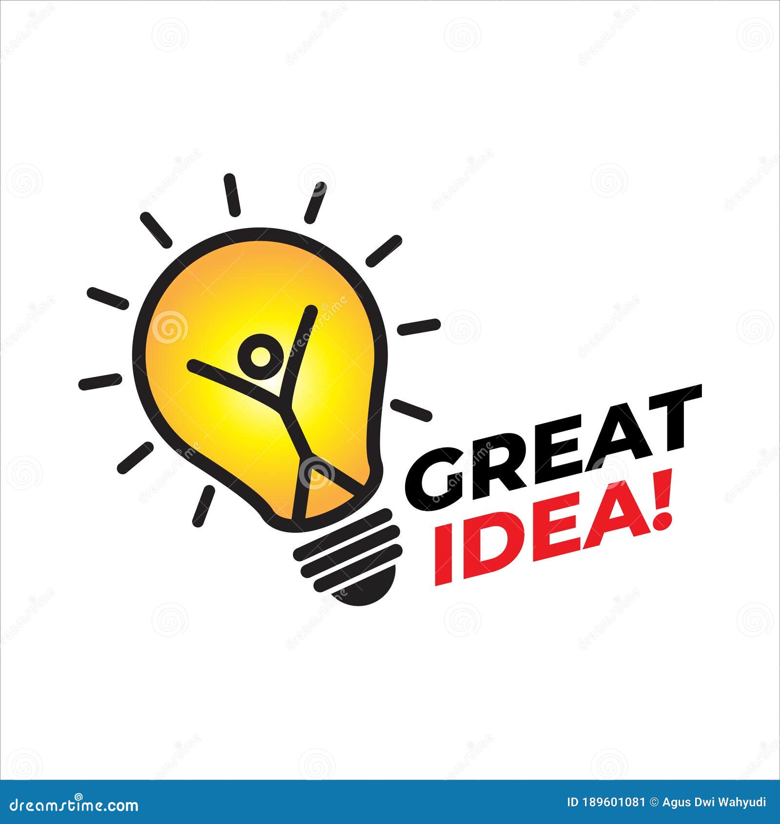 GREAT IDEA! Light Symbols, Ideas, Genius, Creative Thinking, Looking ...