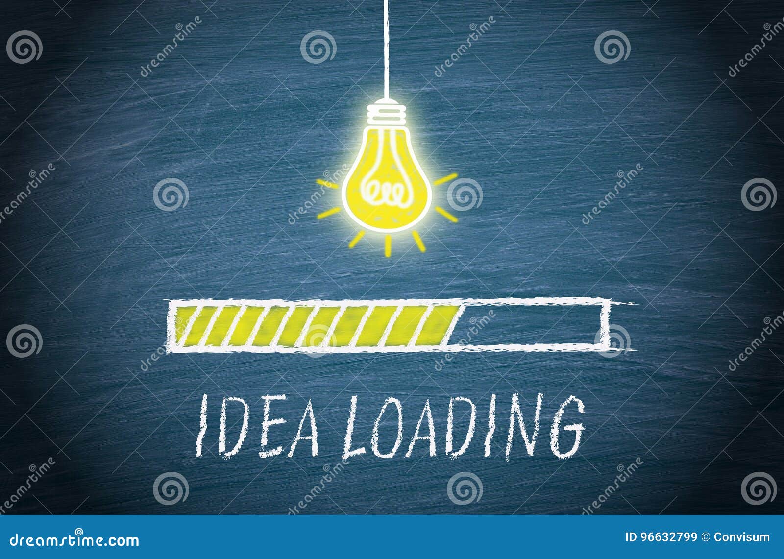 Great Idea Loading, Light Bulb Concept Stock Illustration ... Great Idea Loading, Light Bulb Concept Stock Illustration ...