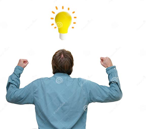 Great idea man stock image. Image of innovate, innovation - 1942975