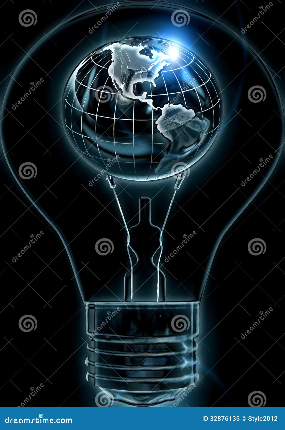 Great Ideas Can Move the World Stock Illustration - Illustration of ...