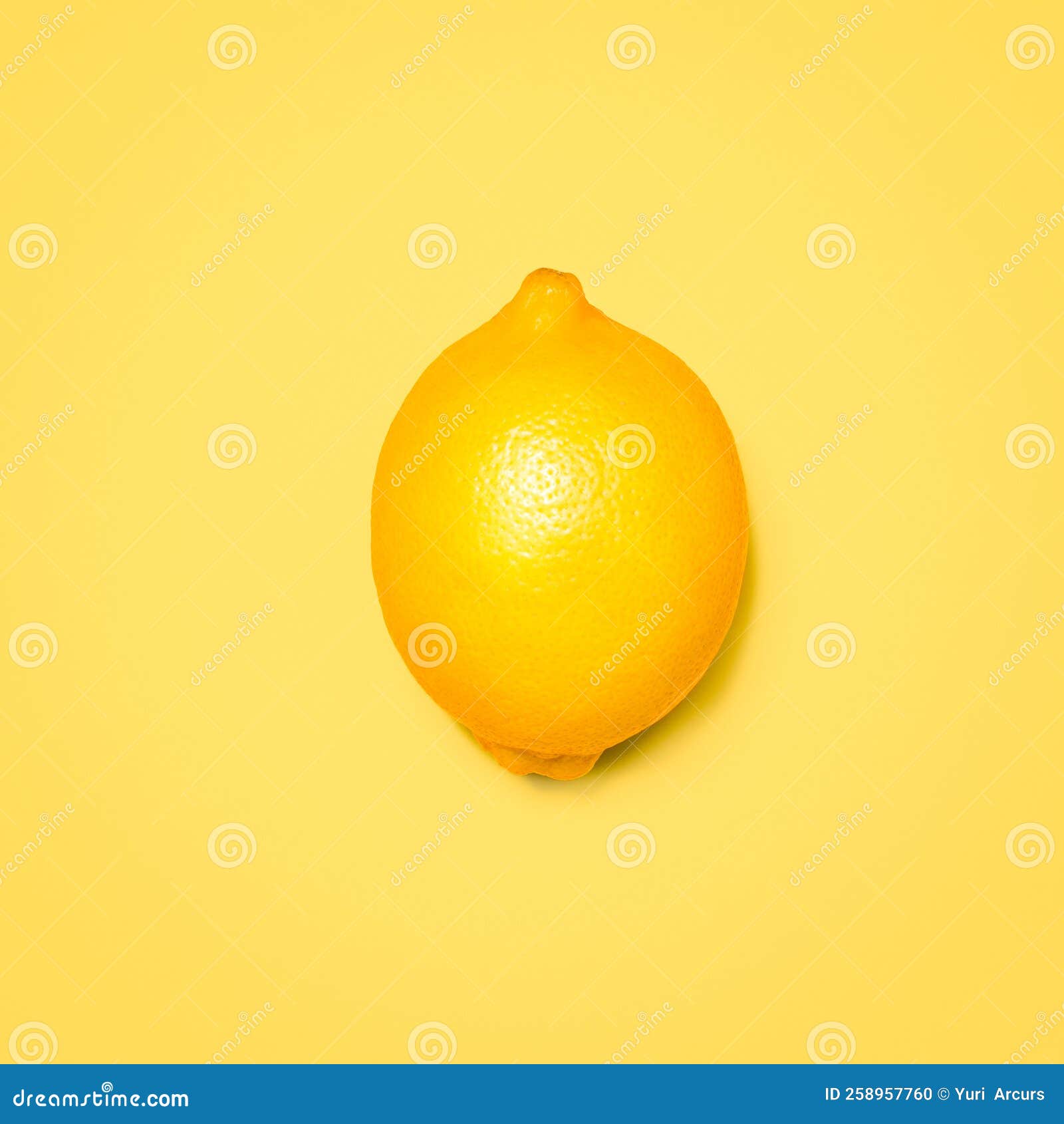 A Great Immune Booster. a Lemon Against a Studio Background. Stock ...