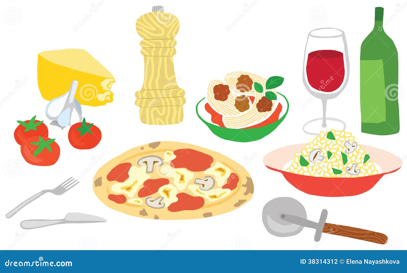 Great Italian Poet In Hell With Greek Ghost Cartoon Vector ...