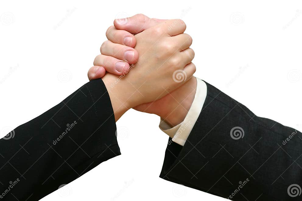 Great Job! - Handshake stock image. Image of hand, winner - 27497