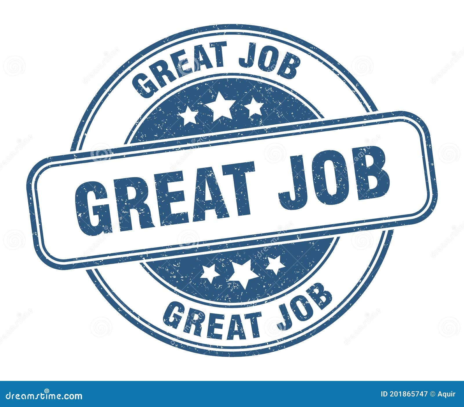 Great Job Stamp. Great Job Label. Round Grunge Sign Stock Vector ...