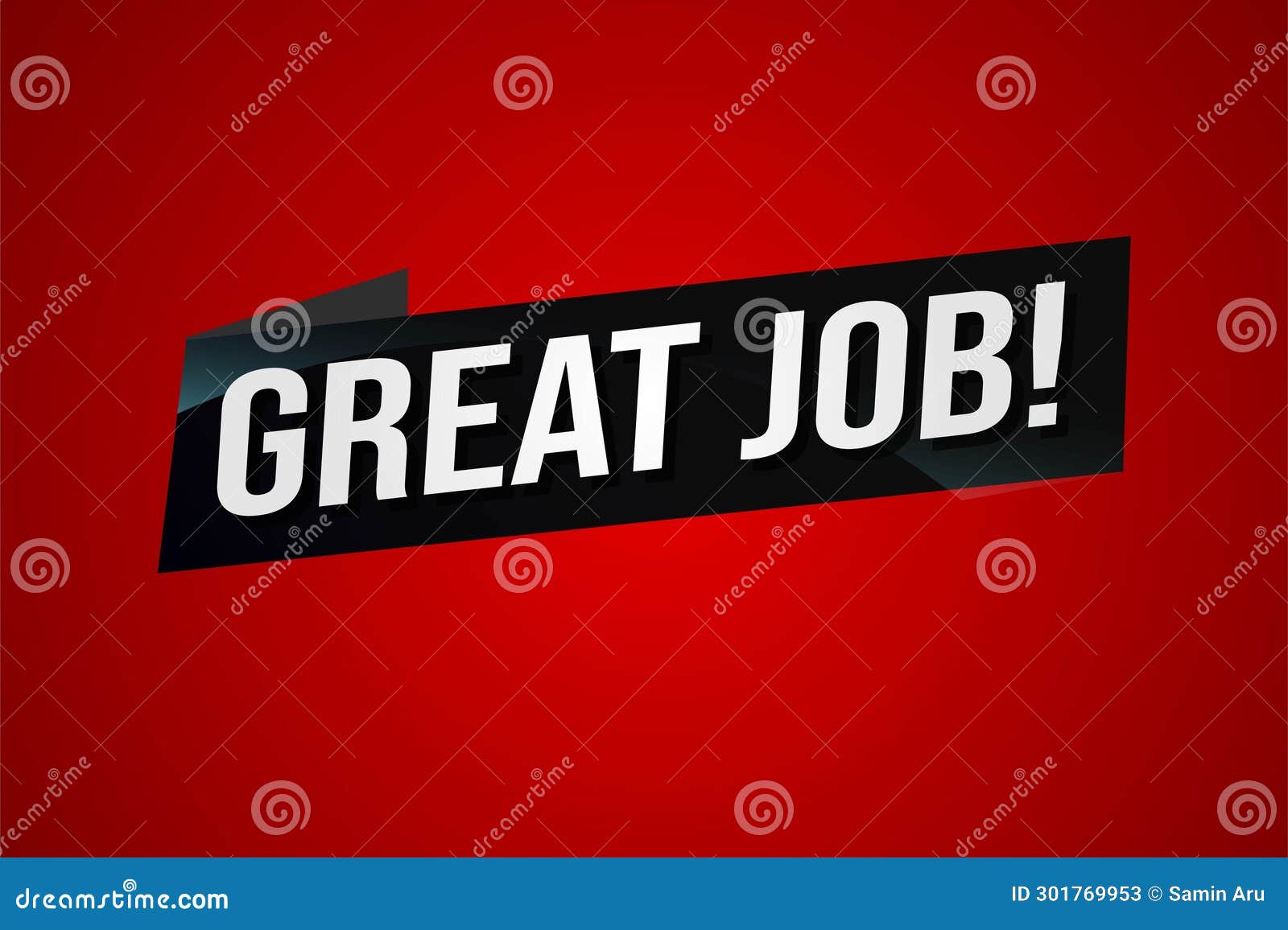 Great Job Word Concept Vector Illustration Stock Illustration ...