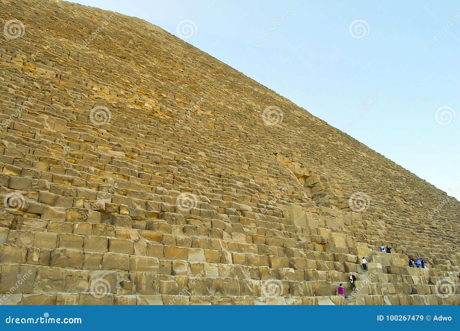 The Great Khufu Pyramid of Giza Stock Image - Image of archeology ...