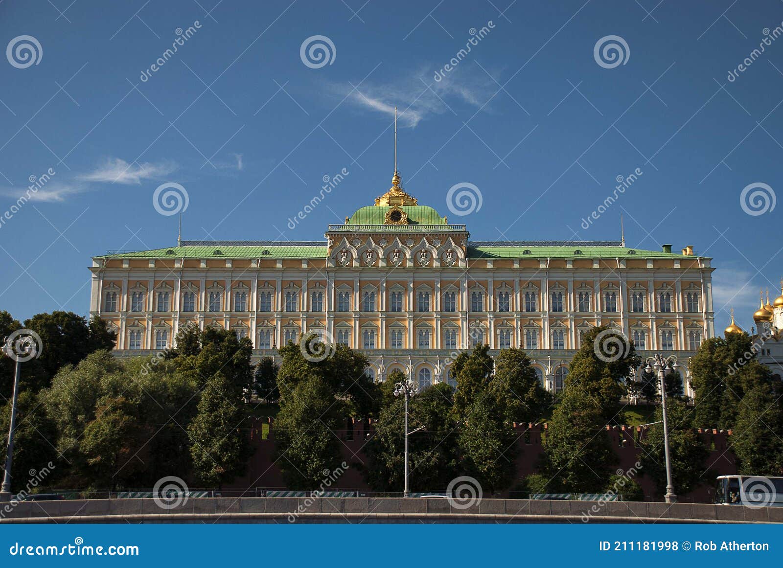 The Great Kremlin Palace Inside the Walls of the Kremlin Editorial ...