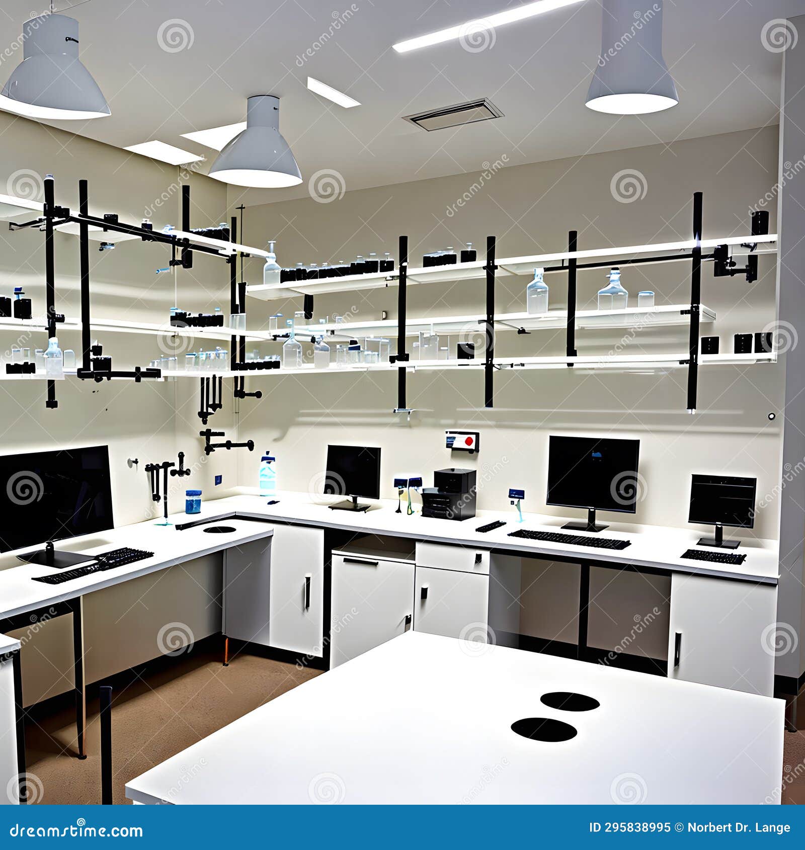 Great Laboratory, AI-Generatet Stock Image - Image of aigeneratet, laboratory: 295838995