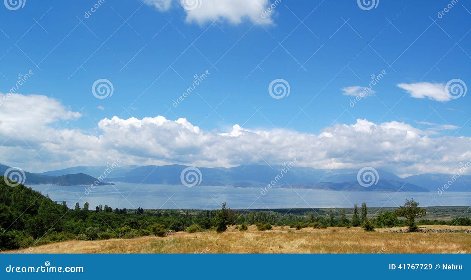 Great Lake Prespa, Macedonia Stock Image - Image of national, site ...