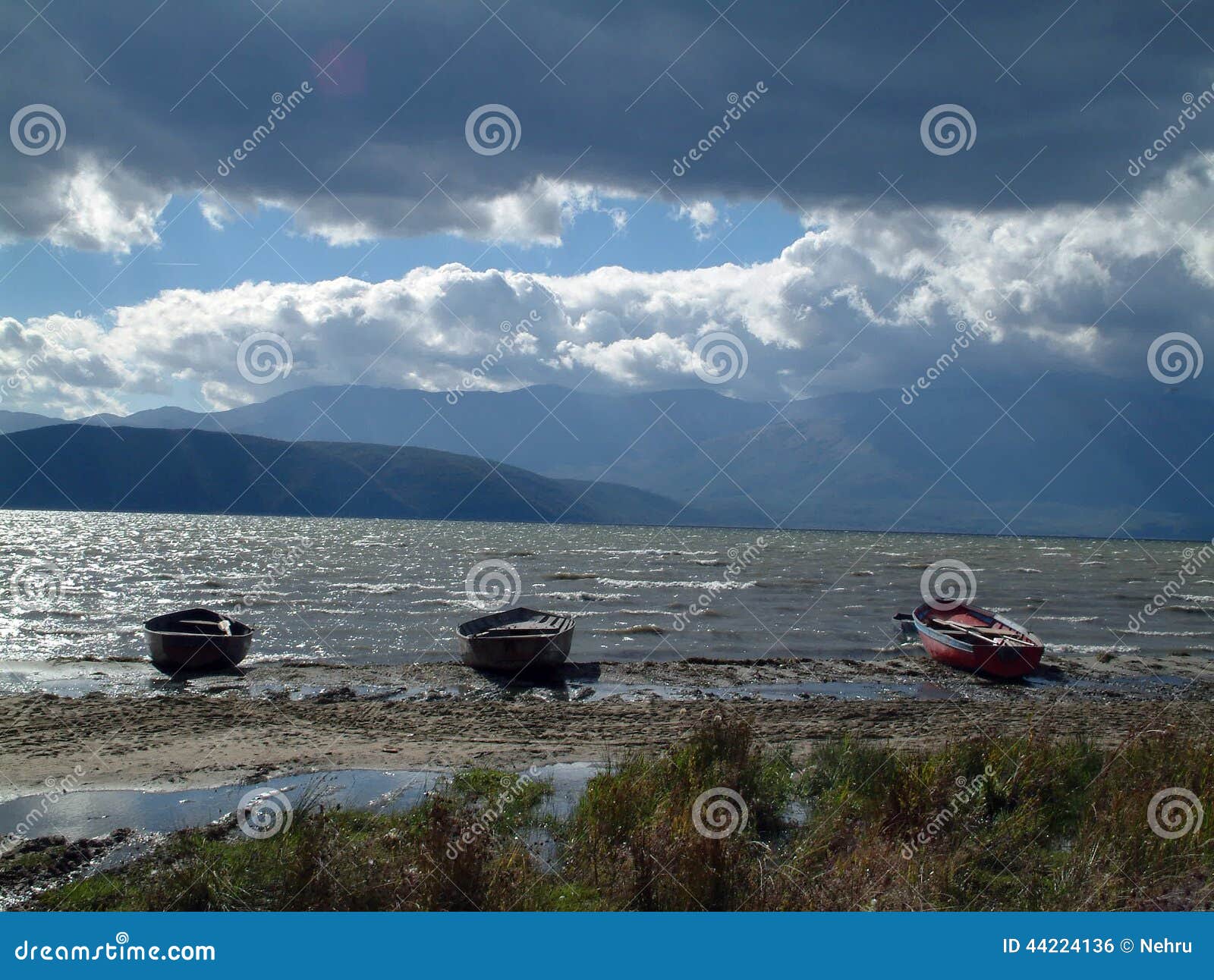 Great Lake Prespa, Macedonia Stock Photo - Image of great, activity ...