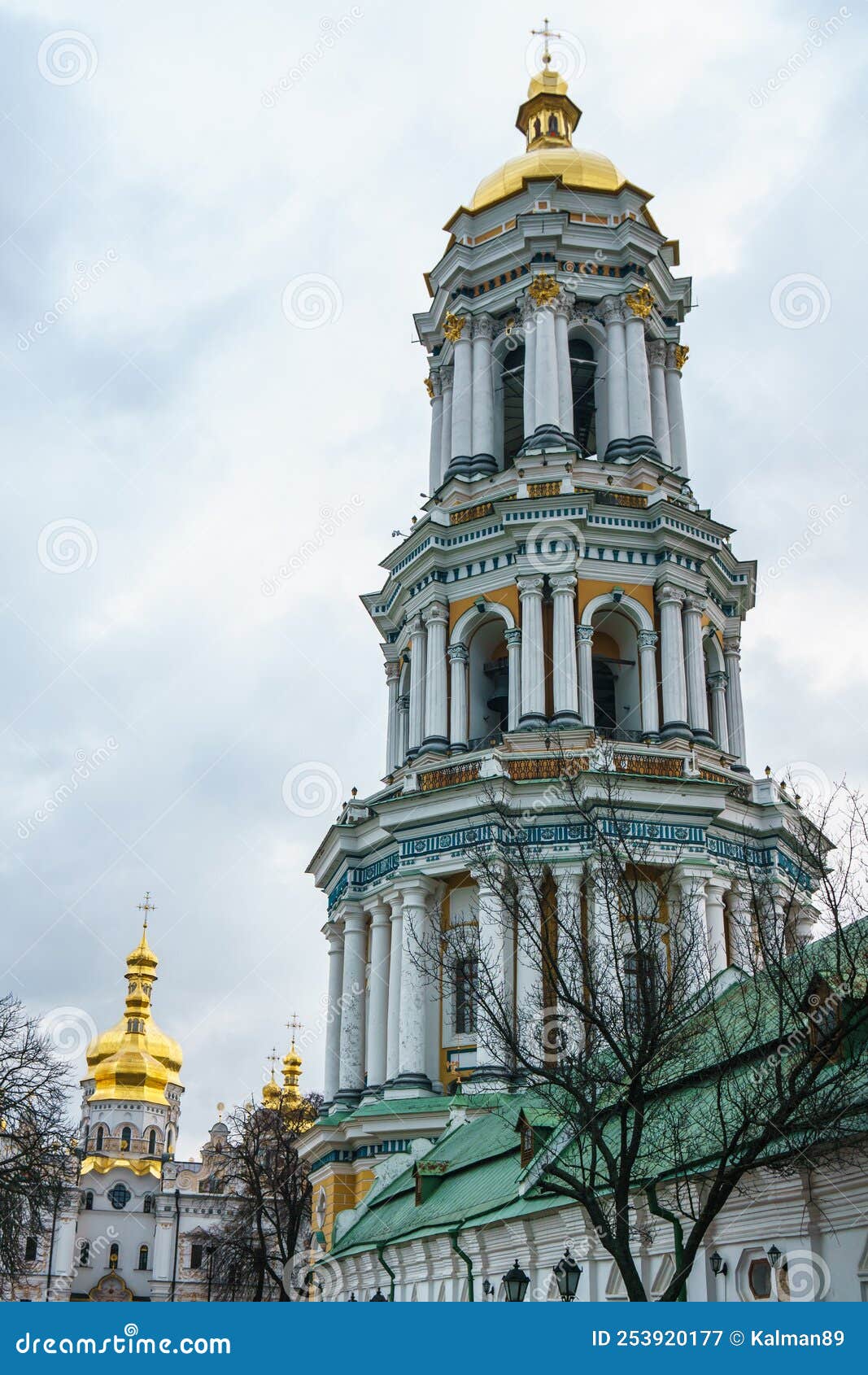 Great Lavra Bell Tower stock image. Image of tower, ukrainian - 253920177