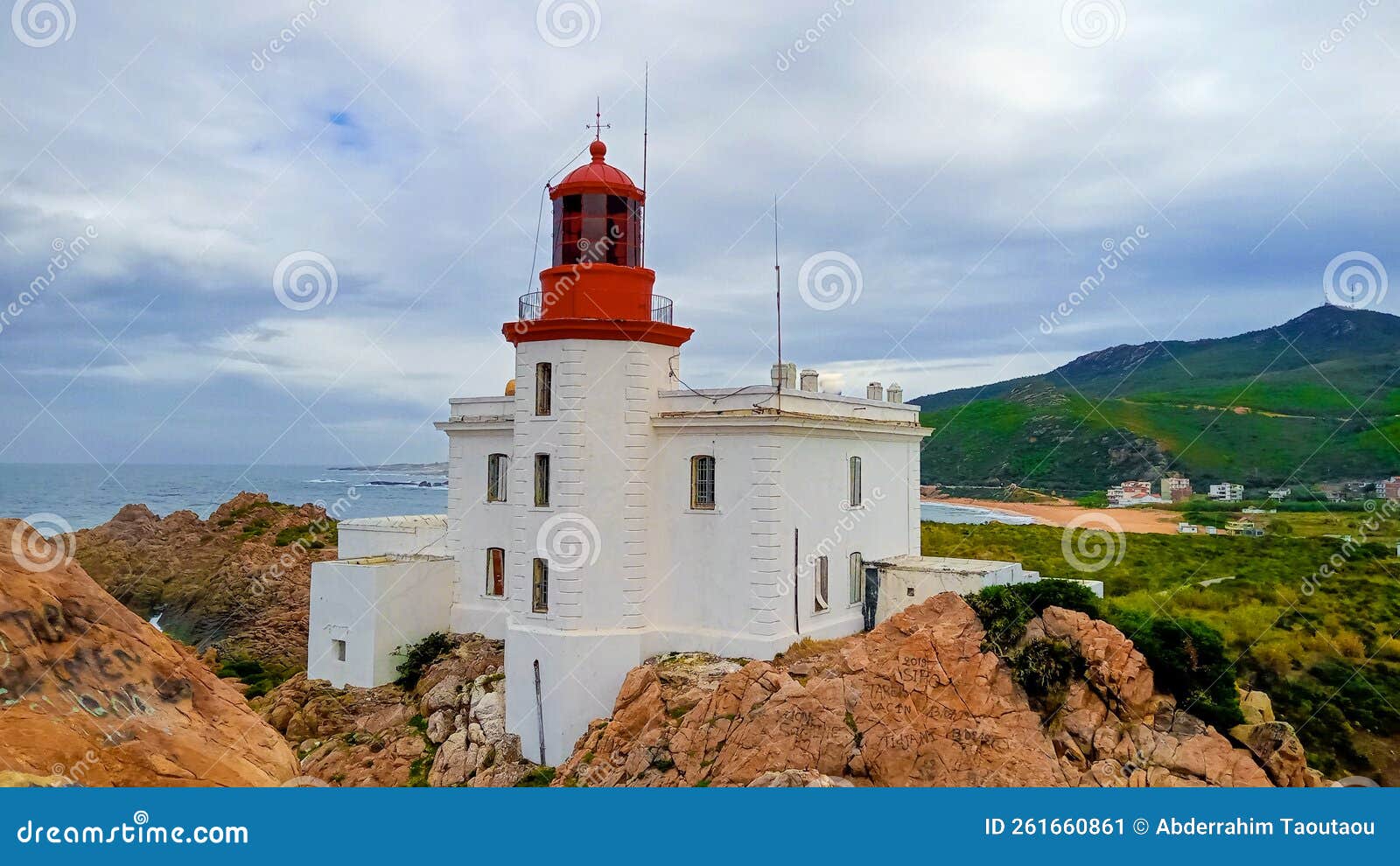 The Great Lighthouse in Jijel, Algeria Stock Image - Image of tower ...