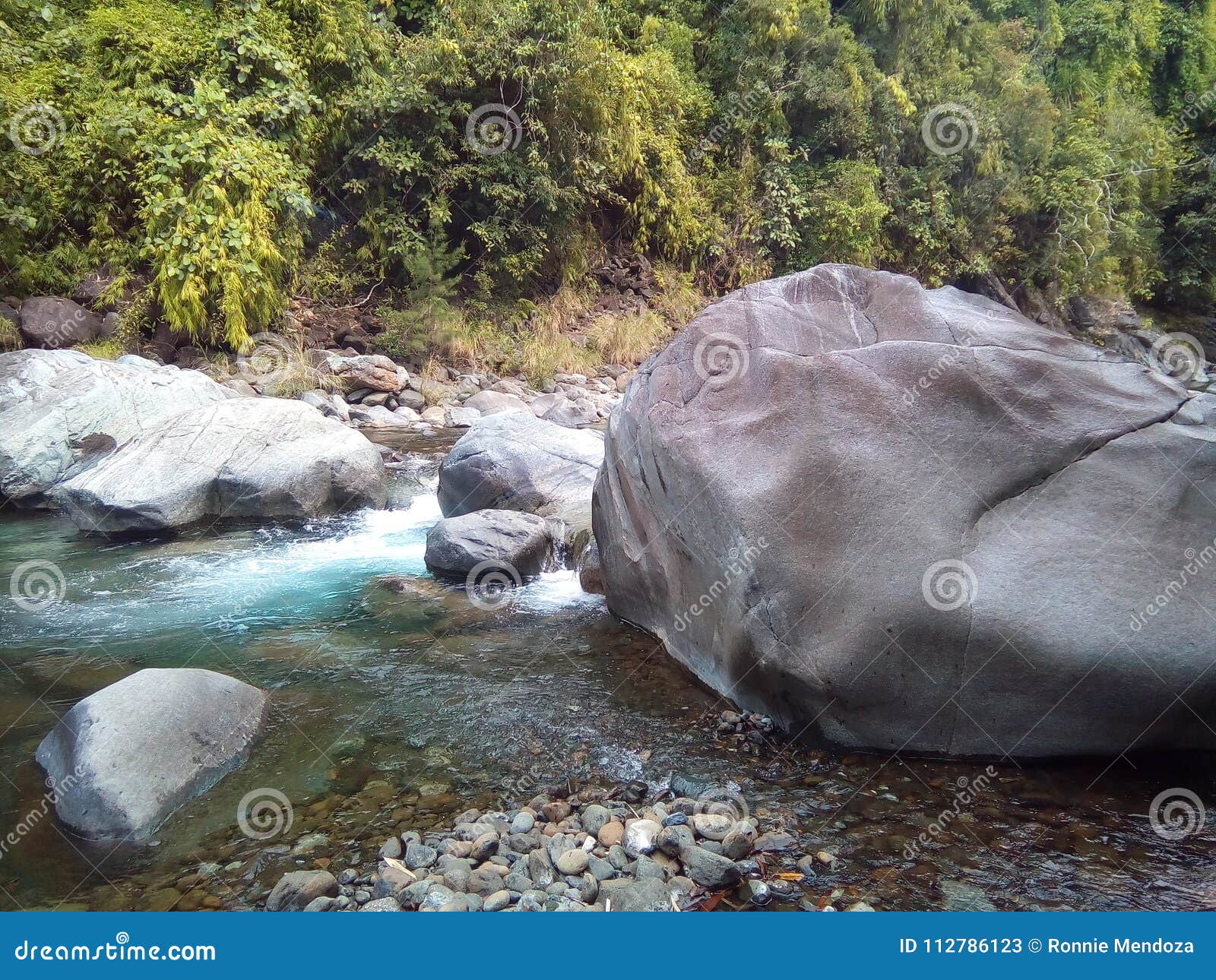 Refreshing Nature View Beautiful River Stock Image - Image of great ...