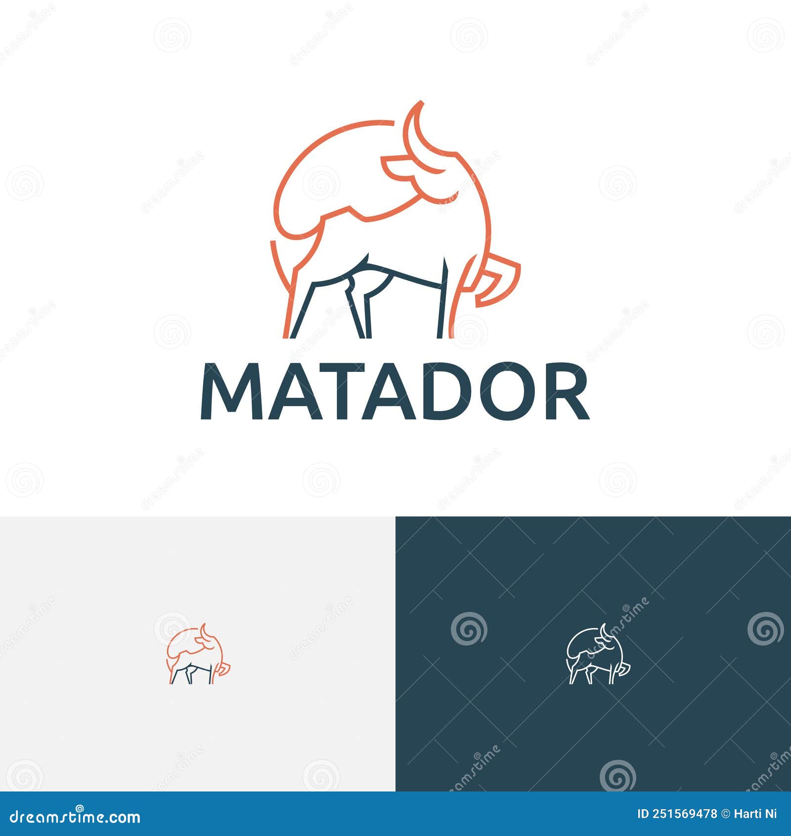 Matador And Bull. Bullfighter And Ox. Bullfight Vector Illustration ...