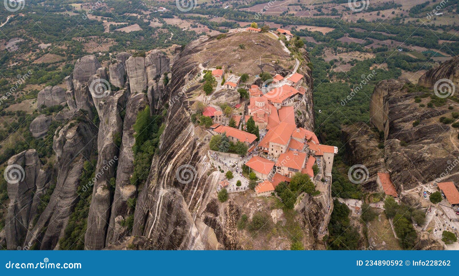 The Great Meteoron Holy Monastery of the Transfiguration of Stock Photo ...